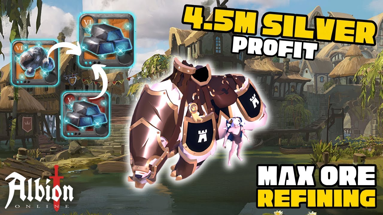 Earn More Silver with Max Ore Refining! | Albion Online - YouTube