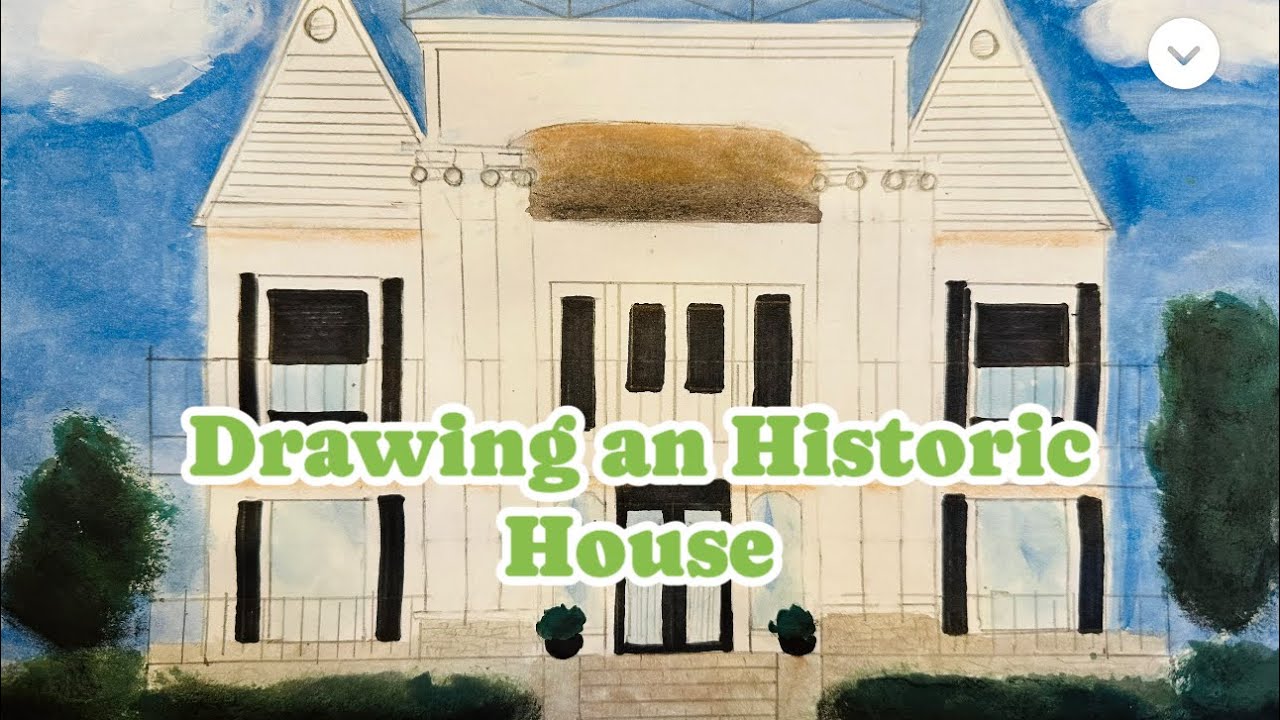 How to draw a house from the 1800s inspired by my visit to The Tara Inn ...