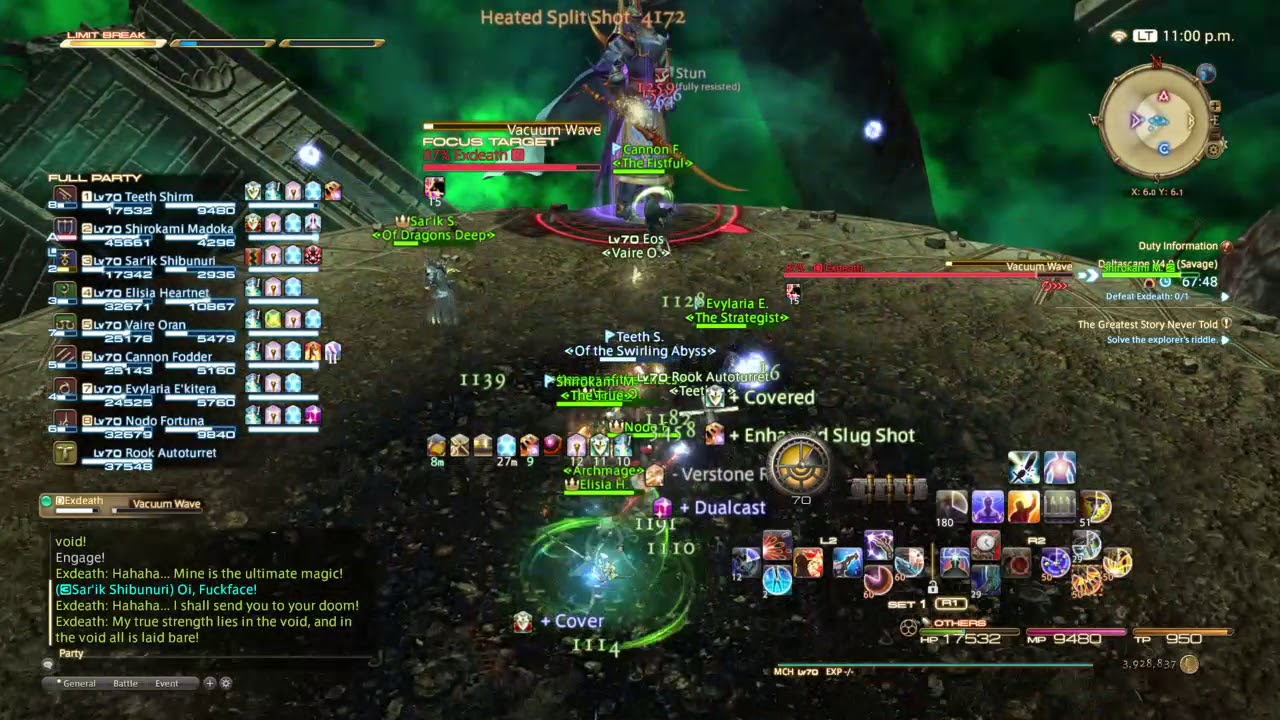 When the lag helps with positionals but then kills you FFXIV O4S - YouTube