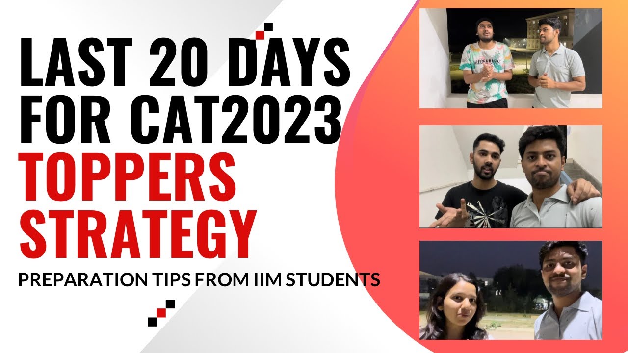 Last 20 Days For CAT 2023 || IIM Toppers Strategy for DILR || #cat2023 ...