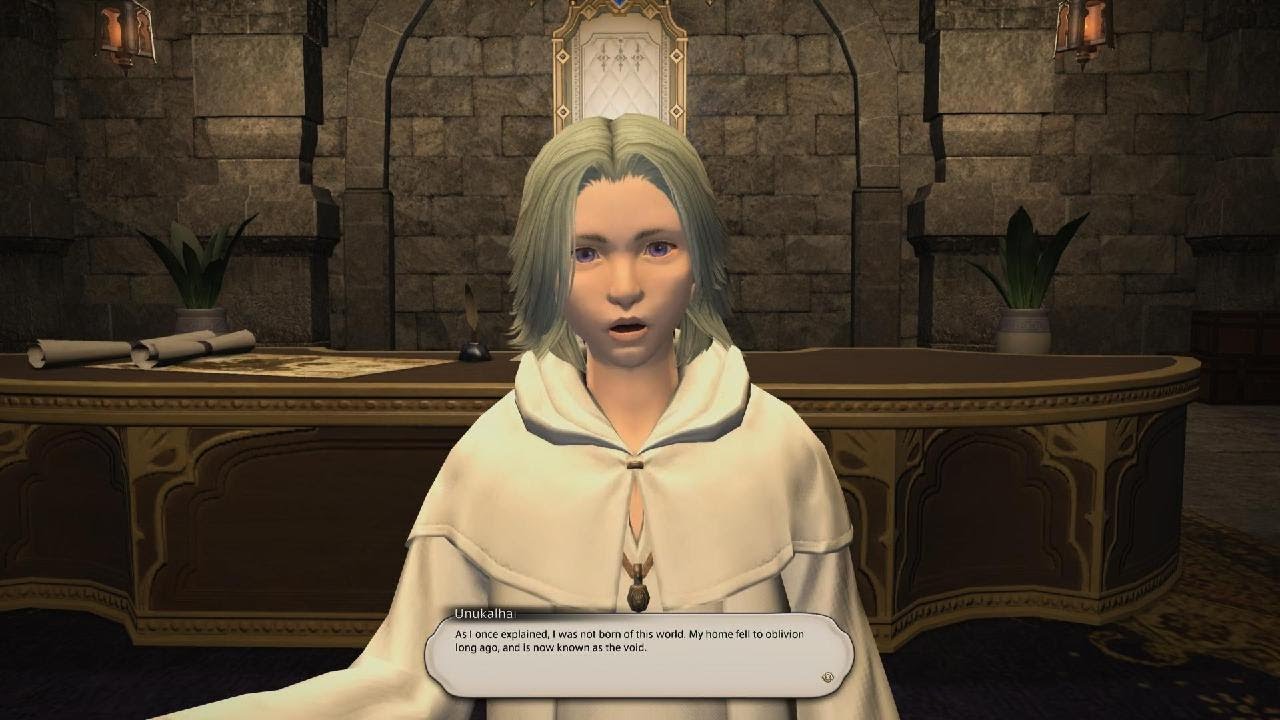 Speaking to Unukalhai after completing Shadowbringers - FINAL FANTASY ...