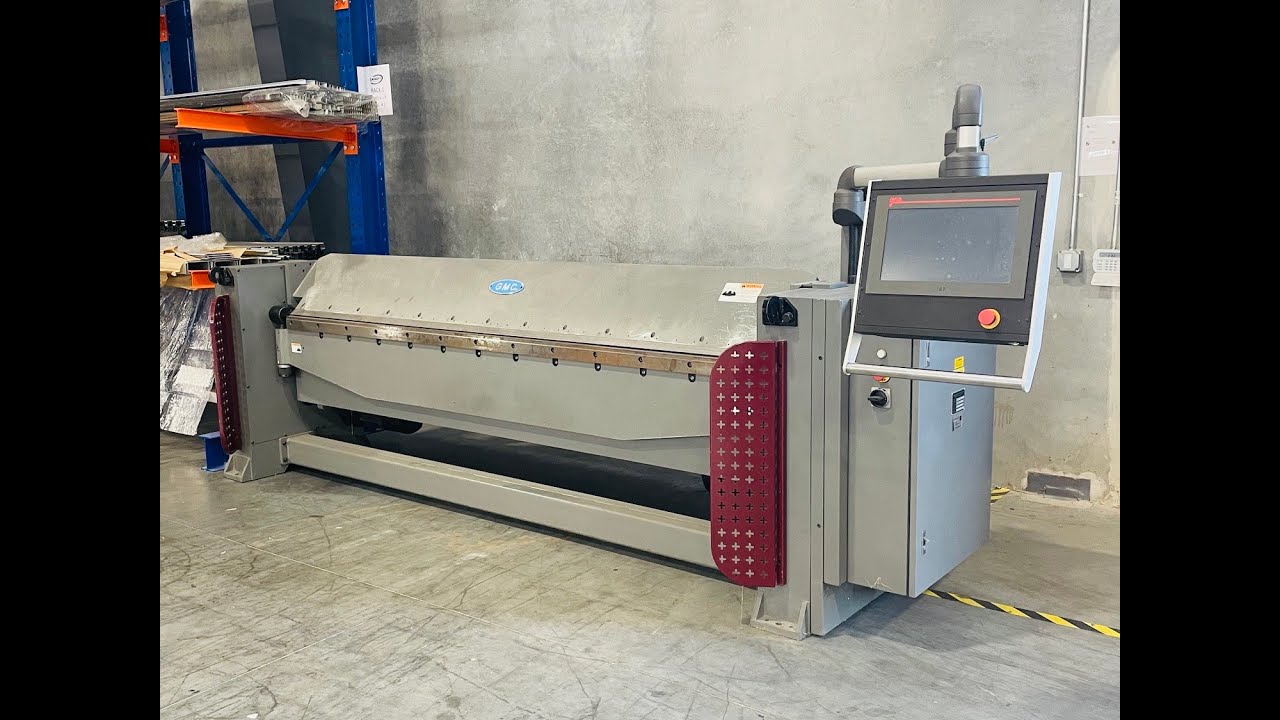 Used GMC 10’ x 14 Gauge CNC Folder, Model EFM-1014CNC - YouTube