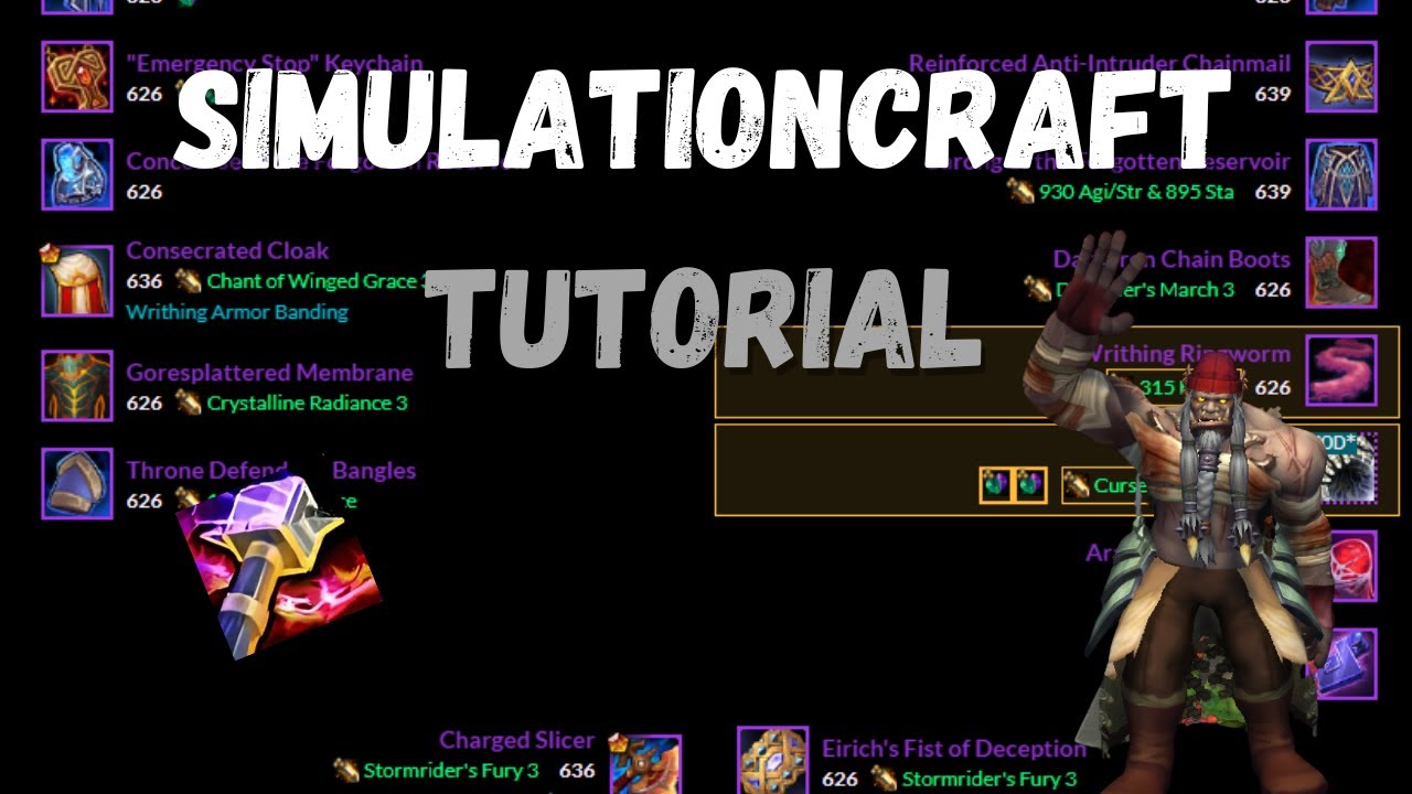 SimulationCraft Tutorial | War Within - YouTube