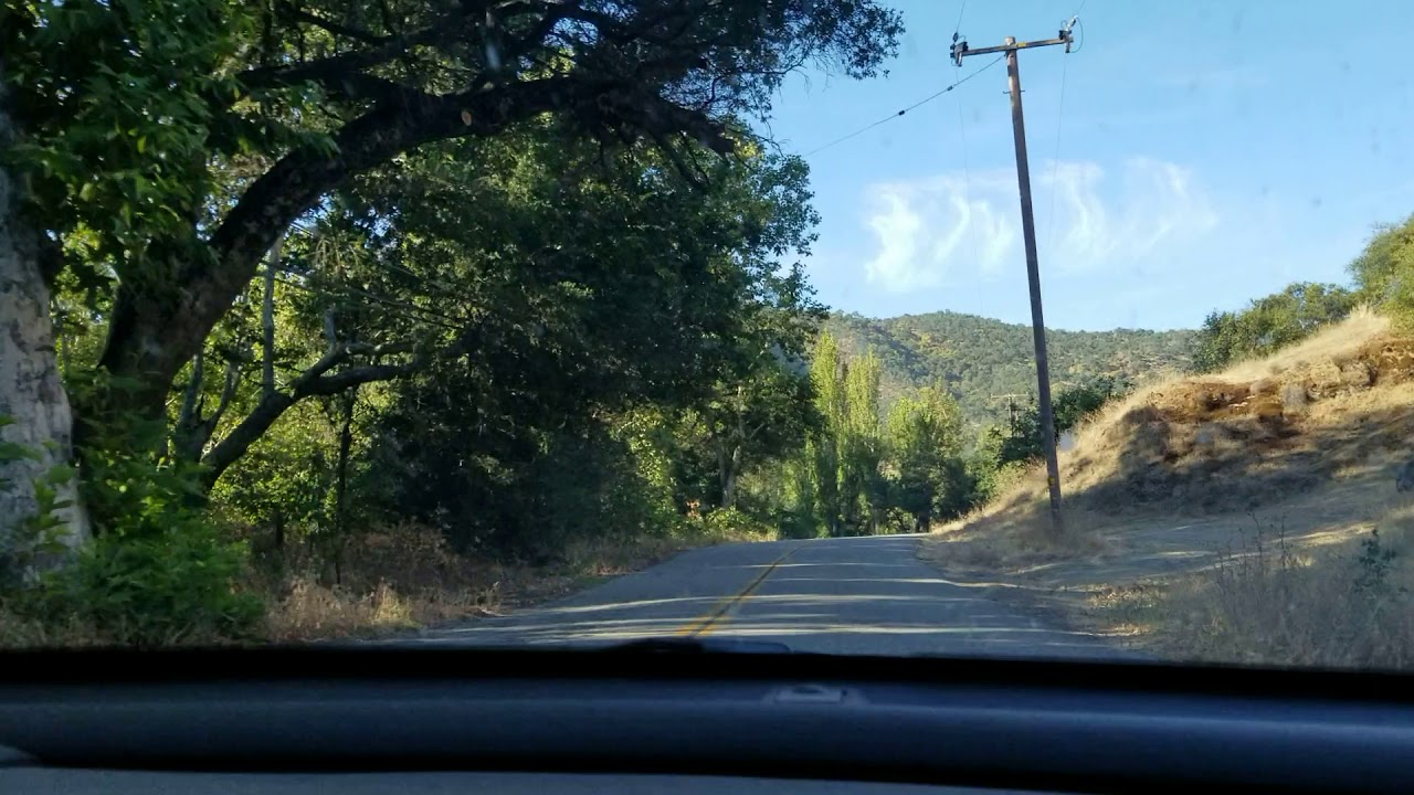 Watch me drive through beautiful back roads of California - YouTube