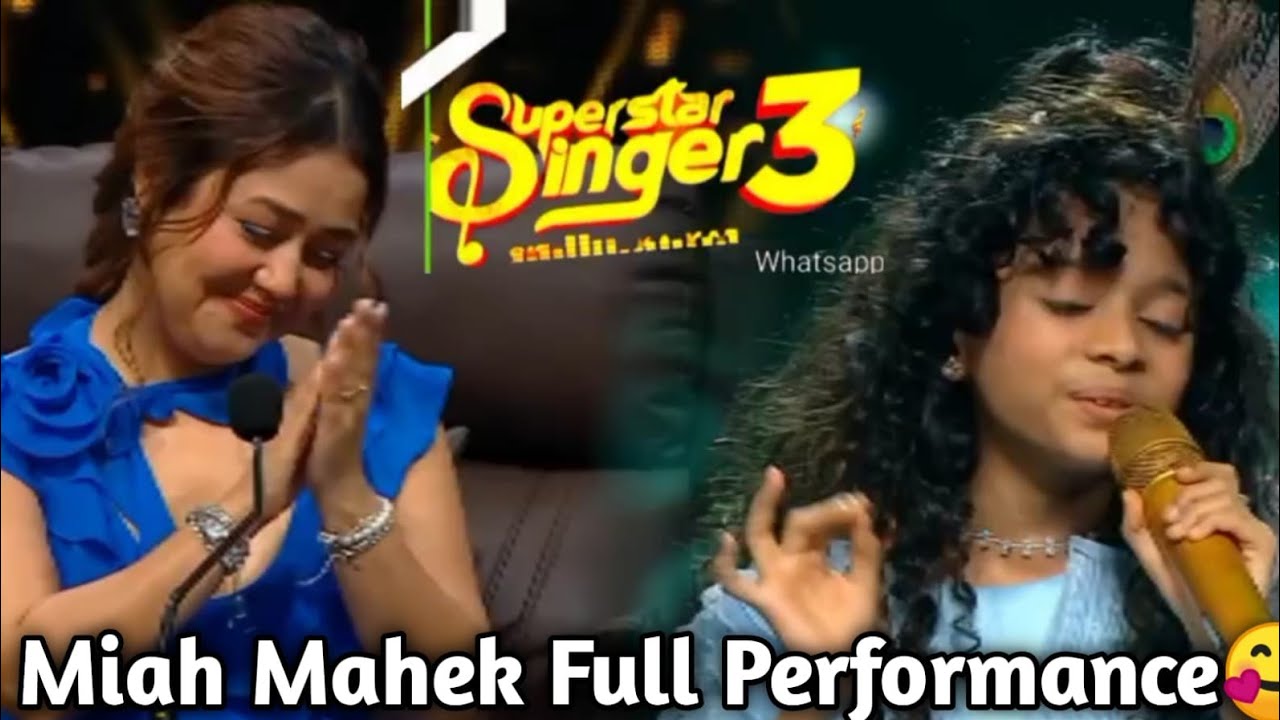 Miah Mahek Today New Performance| Superstar Singer season 3 TODAY Promo ...