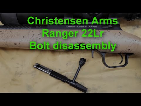 Christensen Arms Ranger 22lr Bolt disassembly - YouTube