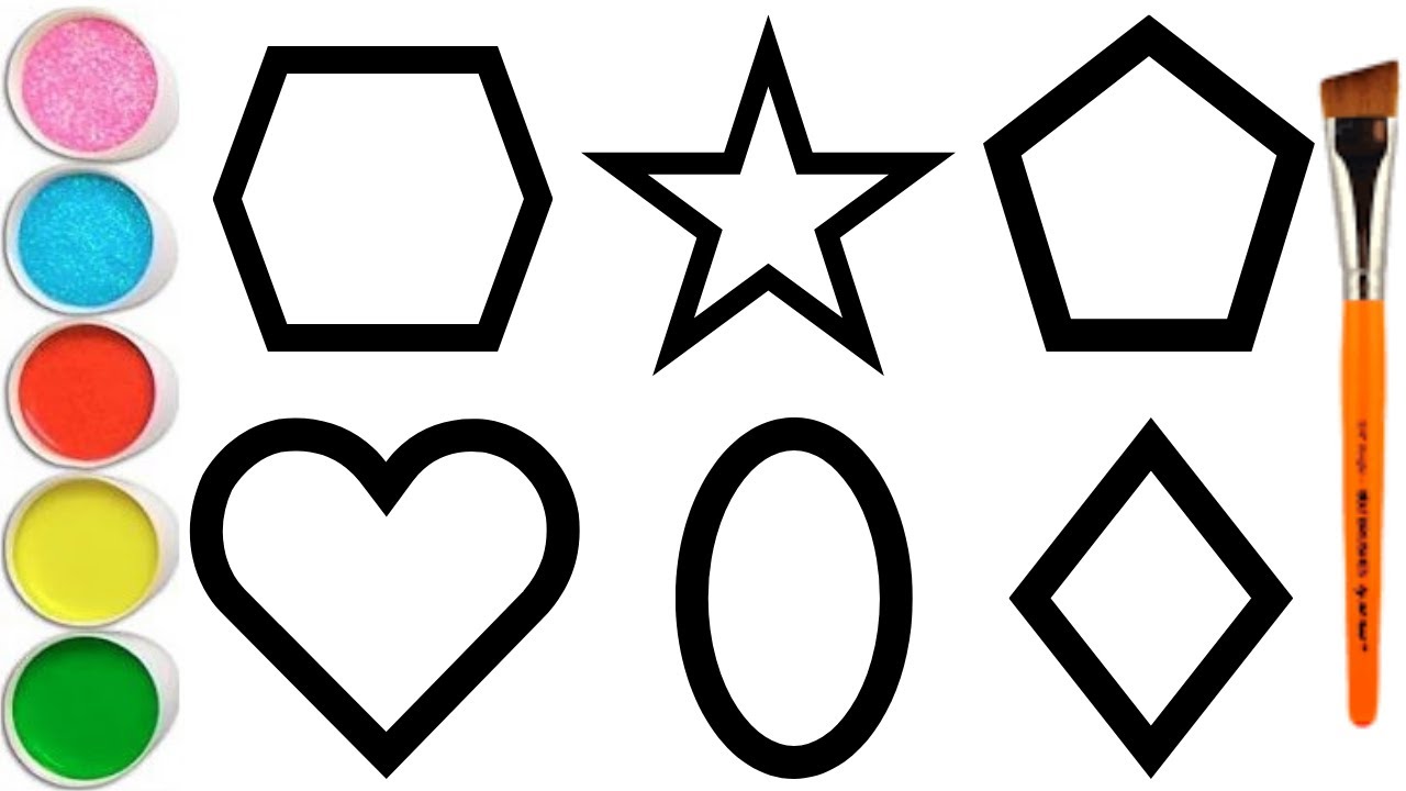 Learn 2D-Shapes Drawing & Colors | Educational video for Kids ...