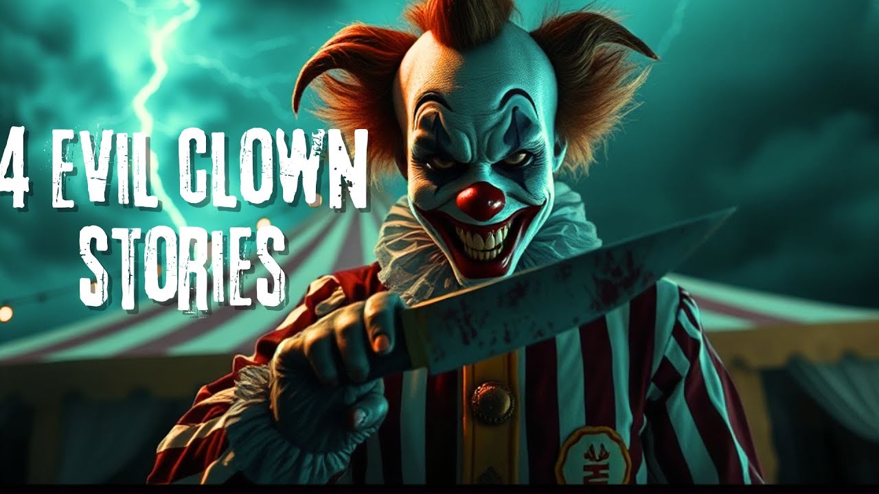 4 Evil Clown stories - Short Horror Film - YouTube