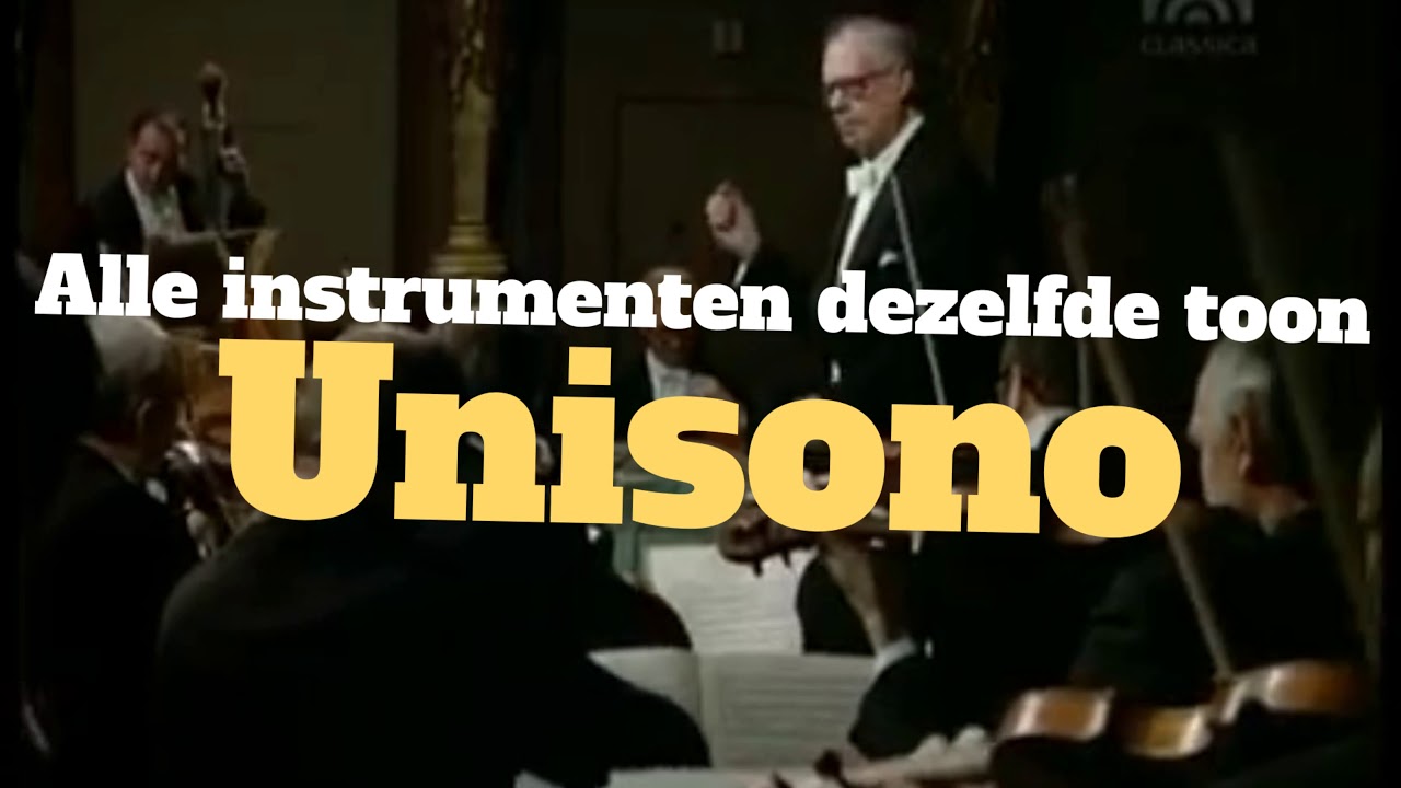 Unisono in de muziek - YouTube