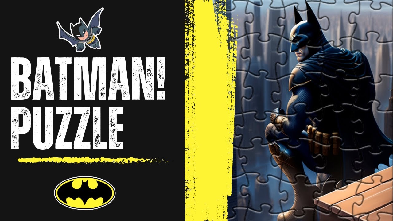 Best of Batman! Cartoon puzzle - YouTube
