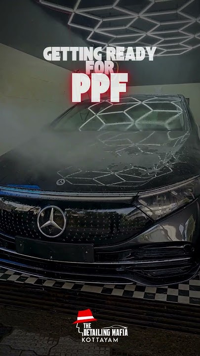 Mercedes BenZ EQE Getting ready for PPF #ppf #mercedesbenz #carwash - YouTube