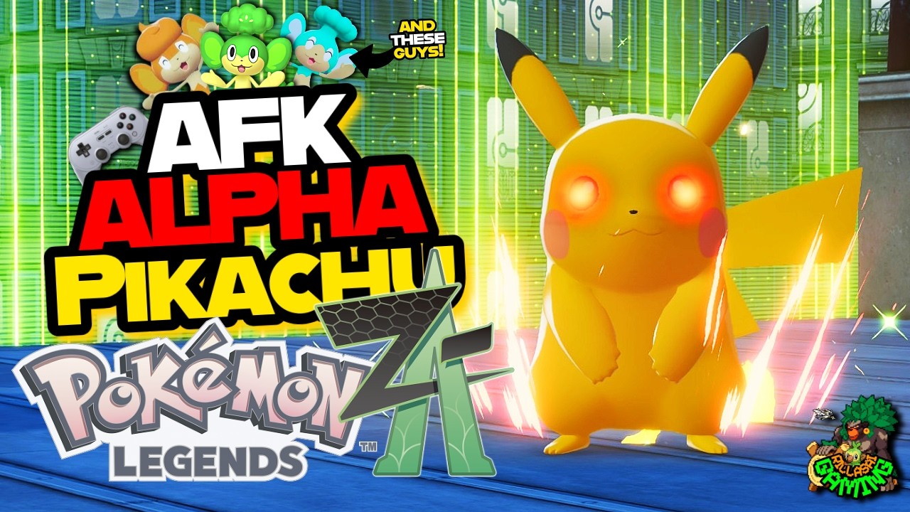 THE BEST METHOD FOR AFK SHINY ALPHA PIKACHU! In Pokémon Legends Z-A ...