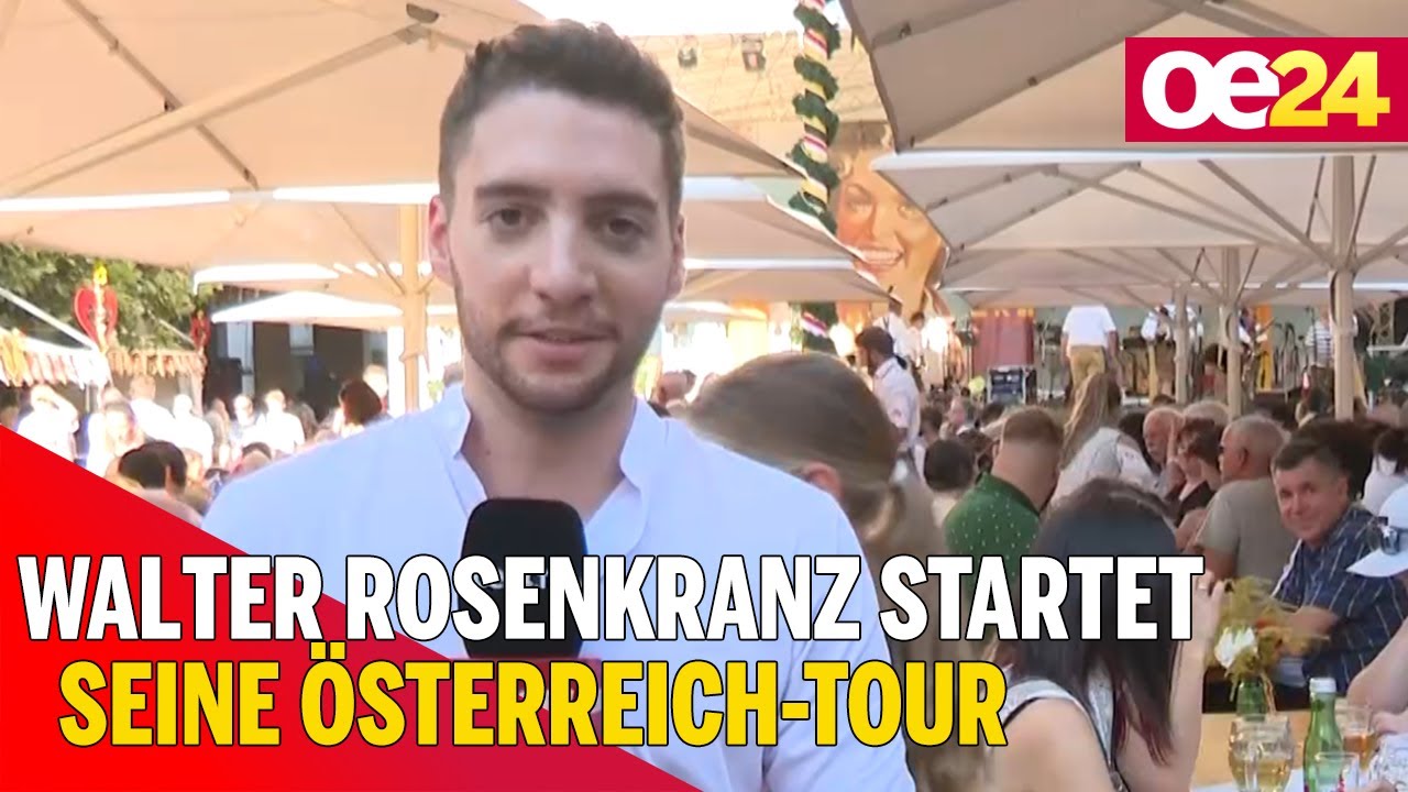 Walter Rosenkranz startet seine Österreich-Tour - YouTube