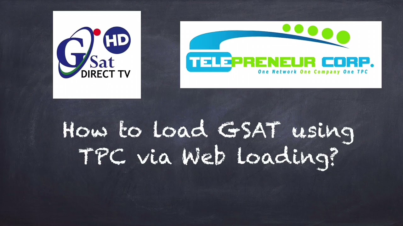 How to load GSAT TV using TPC via Web Loading? - YouTube