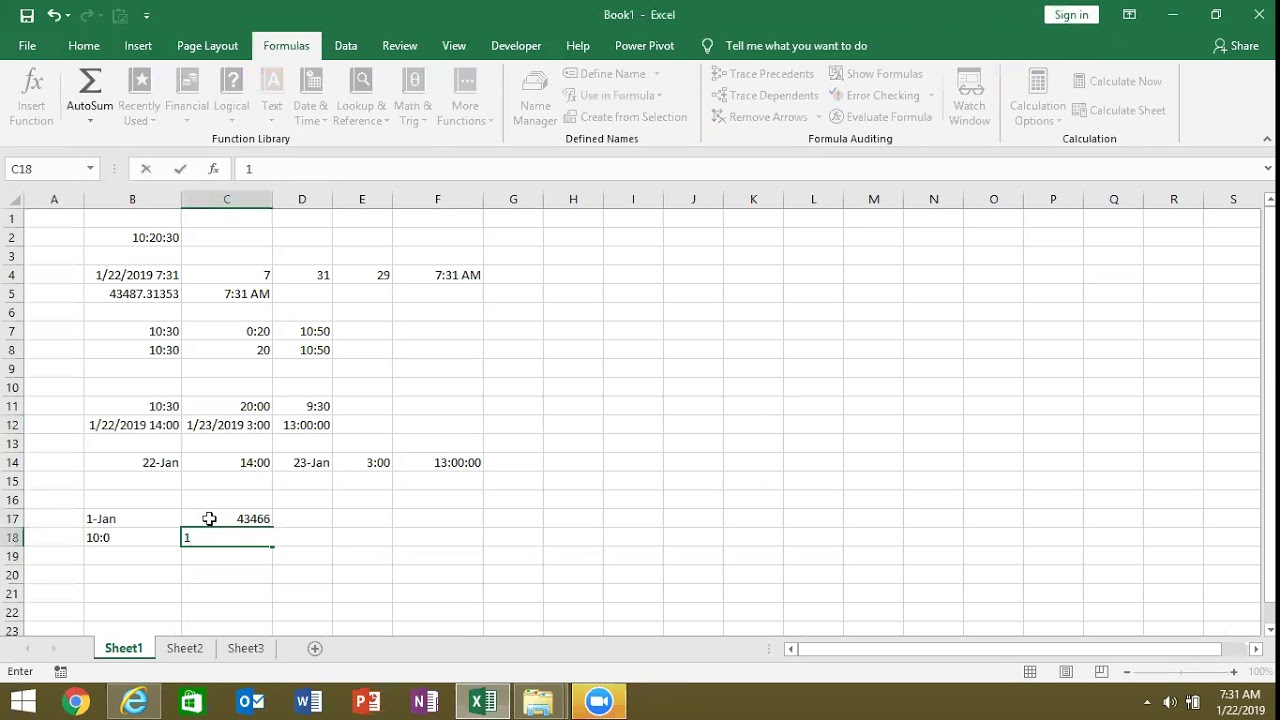Time Calculation In Excel 2019 In Hindi YouTube Time Calculation In Excel 2019 In Hindi YouTube