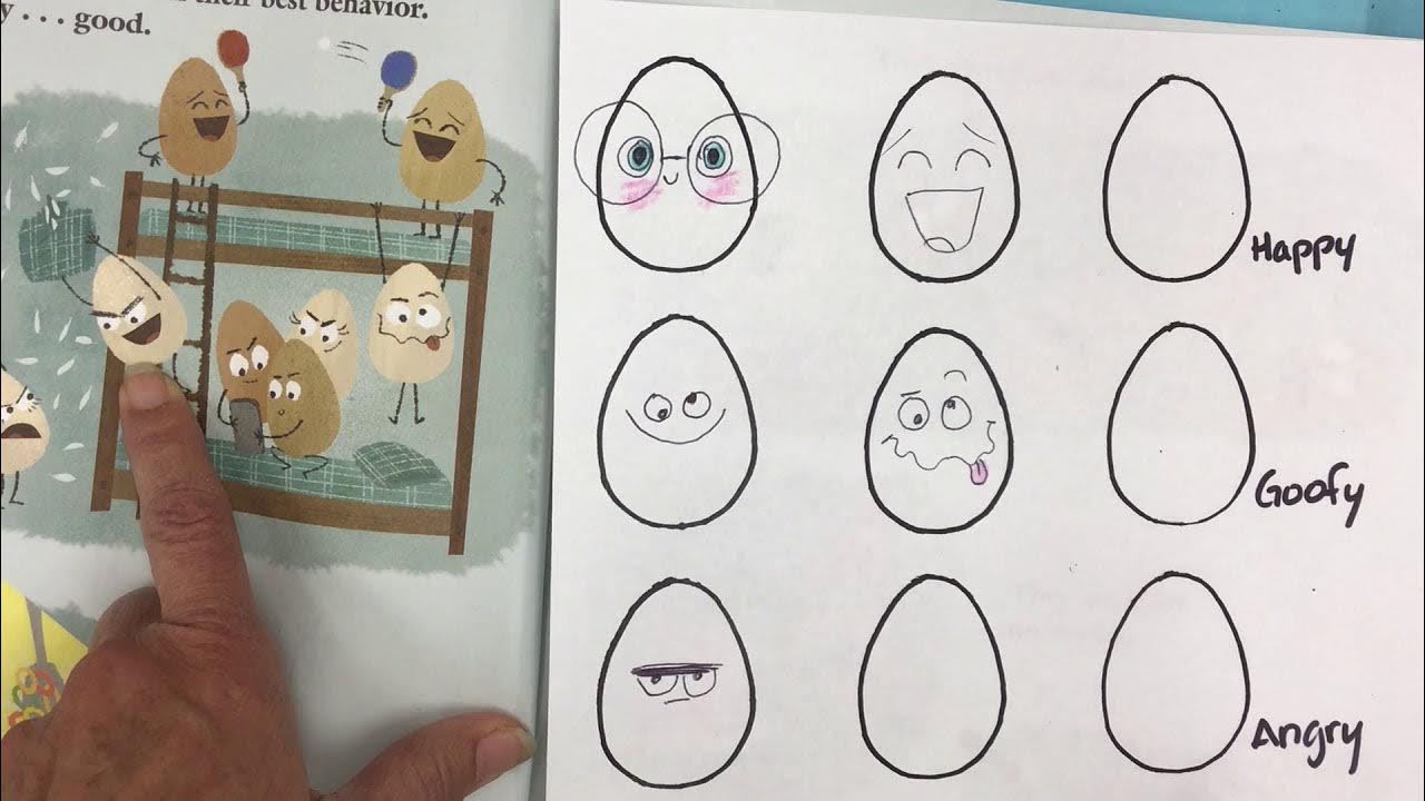 37.5 "The Good Egg" Project 1- Drawing emotions. Mrs. Farrell's Read ...
