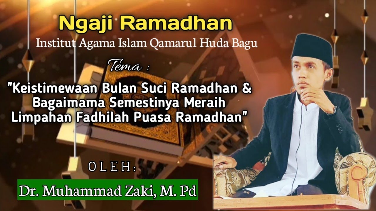 IAIQH BAGU MENGAJI !!! Bagaimana Semestinya Meraih Limpahan Fadhilah ...