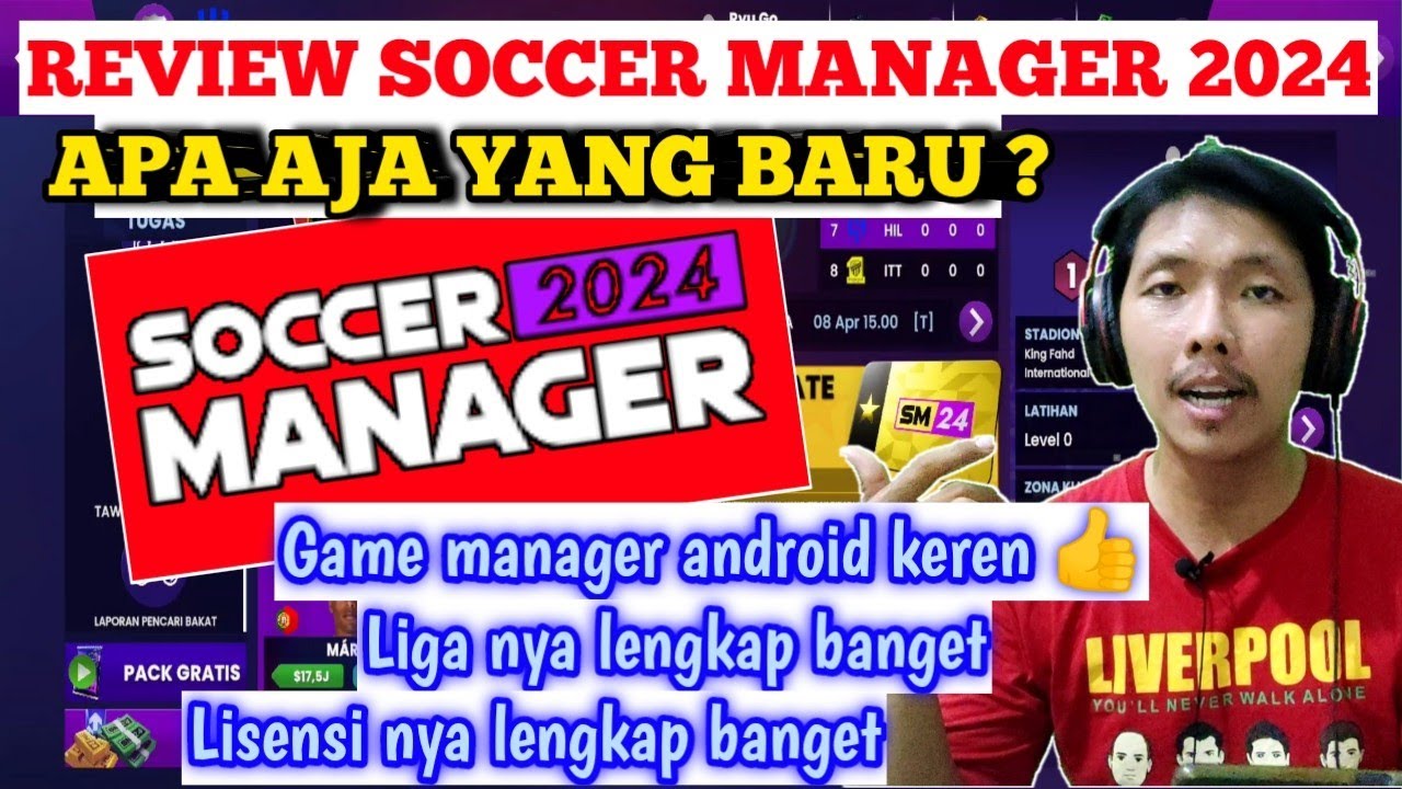 Review SOCCER MANAGER 2024. Review Game | Ryu Go Gaming - YouTube