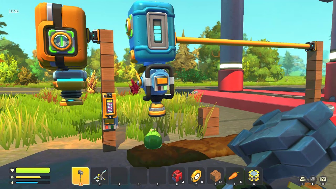 Scrap Mechanic: Assembling a semi automated farm - YouTube
