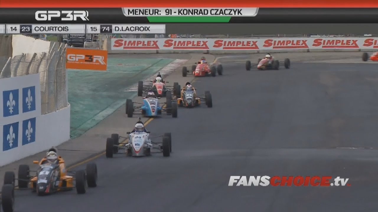 Formula Tour 1600 2017. Race 2 Grand Prix de Trois-Rivières. Restart ...