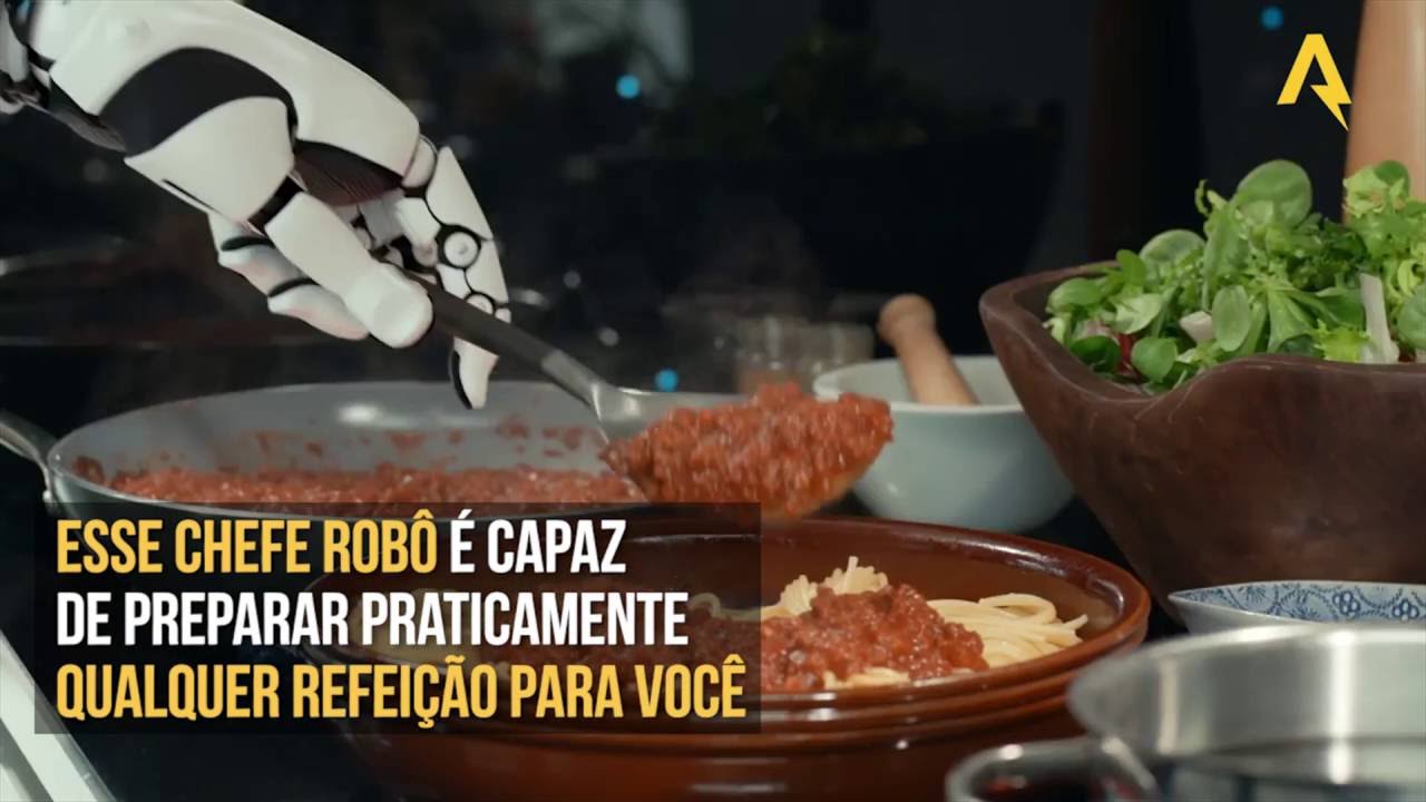 Conheça o primeiro chef de cozinha robô do mundo - YouTube
