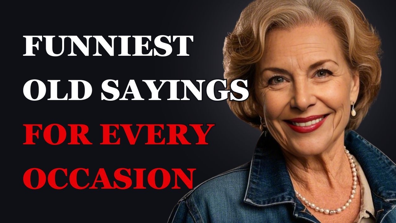 Funniest Old Sayings for Every Occasion | Fabulous Quotes - YouTube