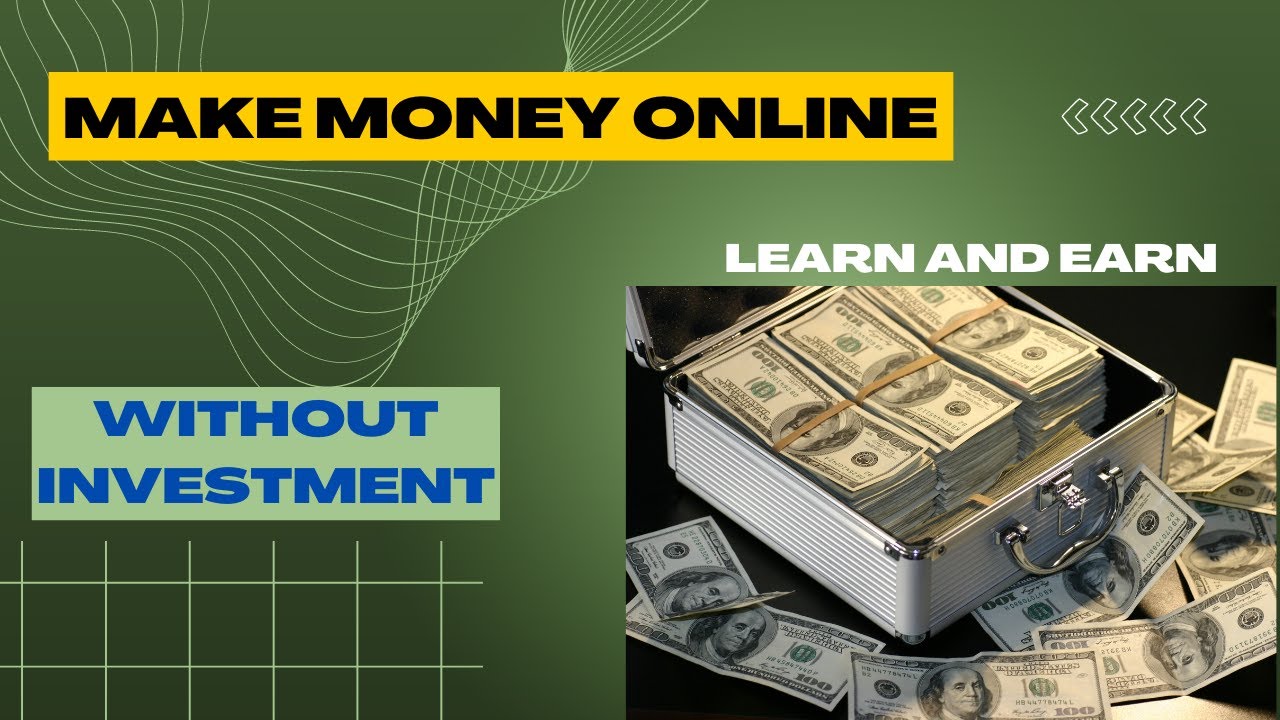 How to Make Money Online | Earn without Investment | Sam learning - YouTube