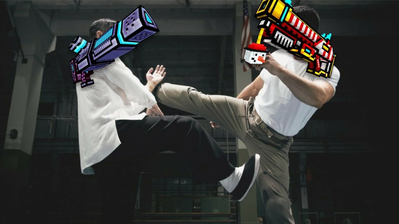 Ultimatum vs Combat Candy (Pixel Gun 3D in Nutshell) - YouTube