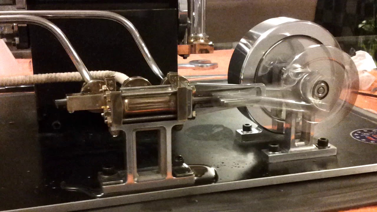 Tabletop Stationary Live Steam Engine - YouTube