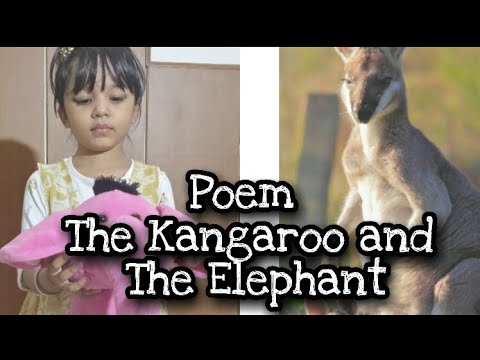 Poem Kangaroo l Poem The Elephant l Nursery Poem l Kids poem l Nursery ...
