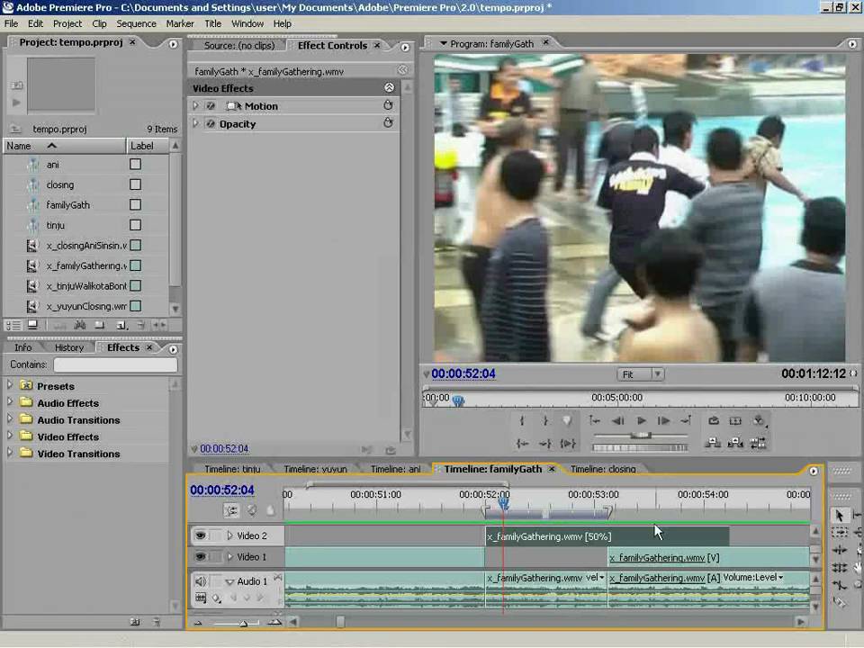 Belajar Video Editing | Pengaturan Tempo pada Adobe Premiere Pro - YouTube
