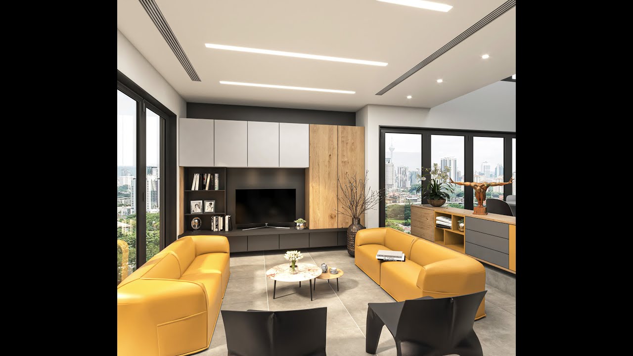 HOME INTERIOR WALKTHROUGH / INTERIOR DESIGN / ANIMATION - YouTube