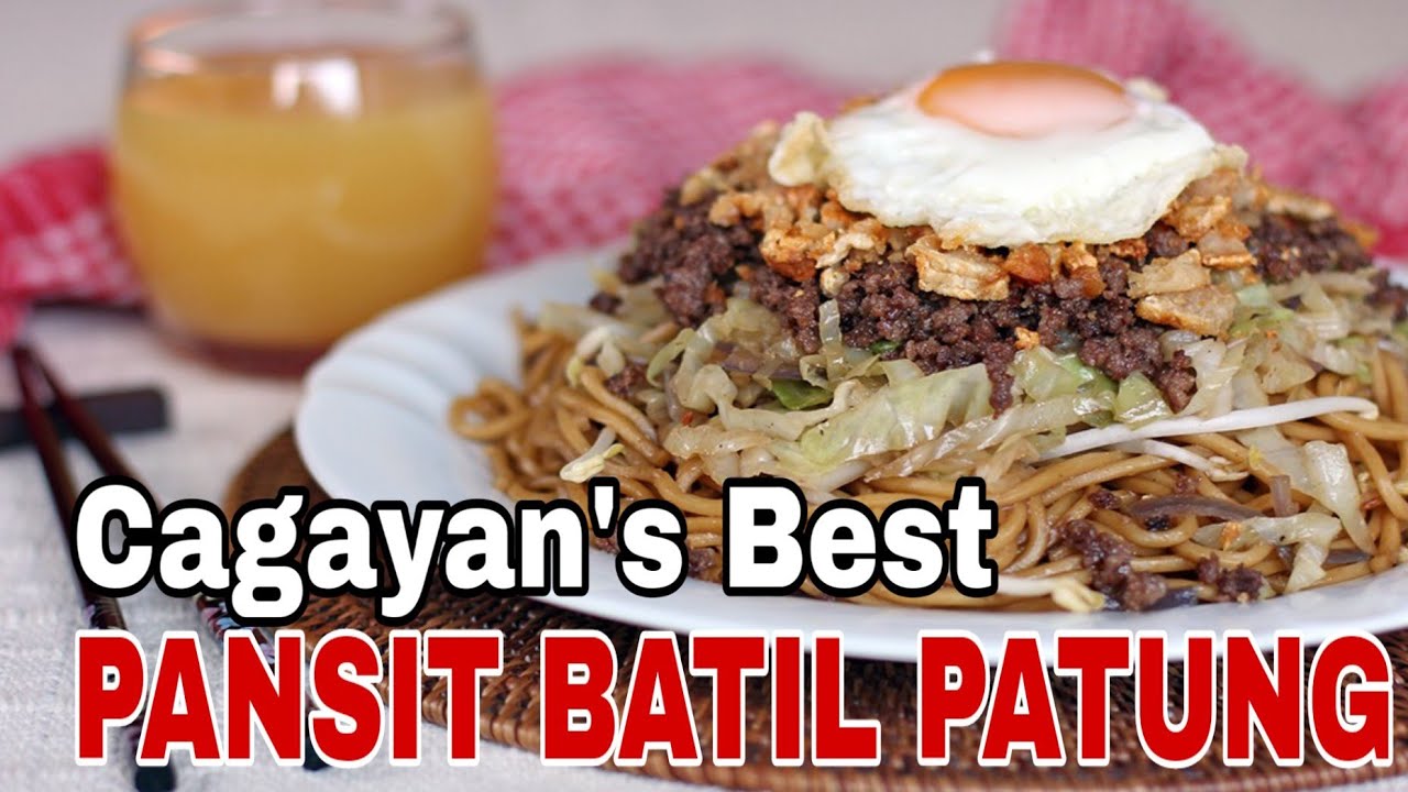 PANSIT BATIL PATUNG | CAGAYAN SIGNATURE NOODLES| HOW TO COOK| GIANT ...