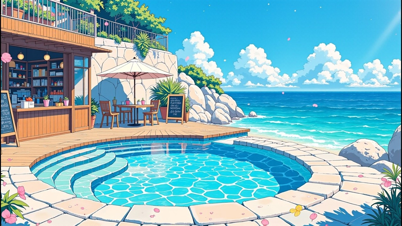 Tidal Pool Oasis 🌴 Chill Lofi Beats for Focus, Study & Sleep 🌙 - YouTube