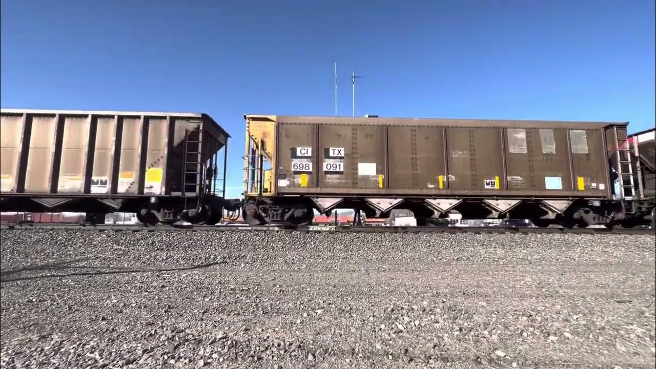 BNSF #9132 Leading & NB Empty Energy Coal Train With Three DP Unit’s 4/2/23 - YouTube
