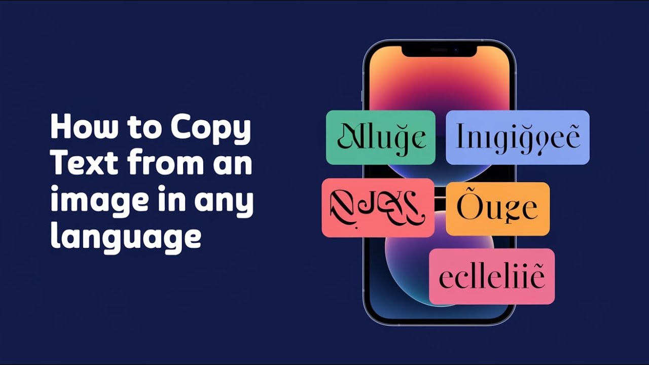 Copy Text from an Image in Any Language for FREE - YouTube