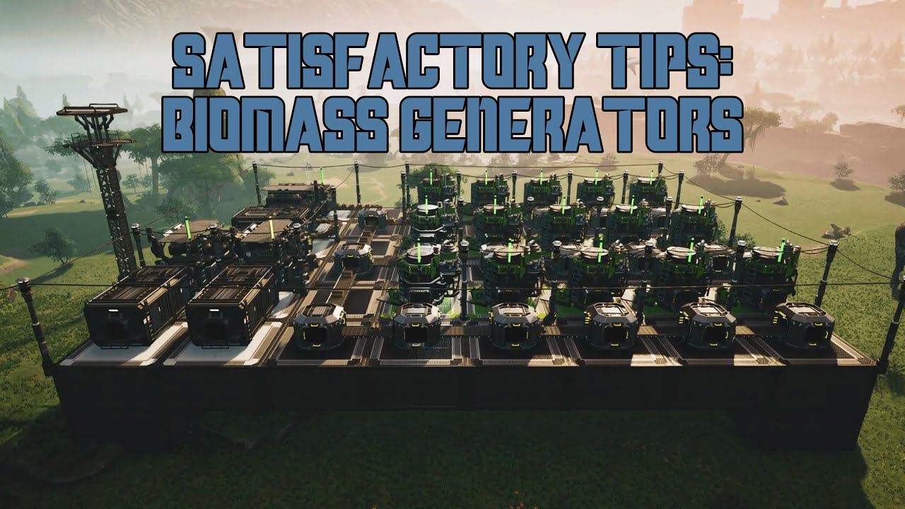 Satisfactory Tips: The PERFECT Biomass Burner Setup - YouTube