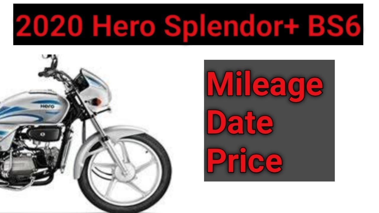 2020 Hero Splendor+ BS6 details, mileage, price , date. - YouTube