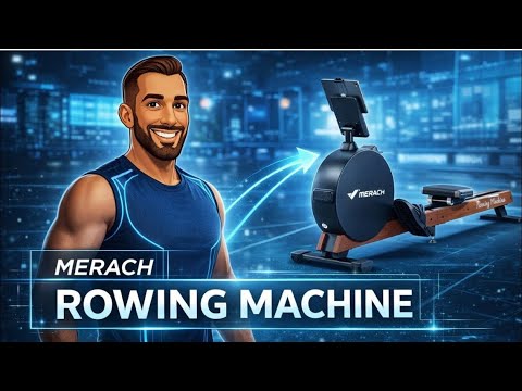 Merach R7 Pro-Grade Magnetic Rowing Machine for Home