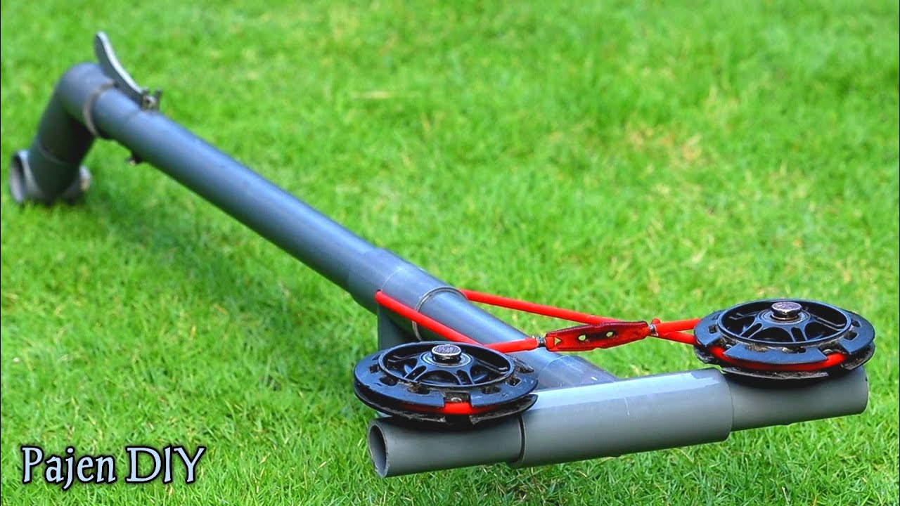 DIY Slingshot - Super Powerful Slingshot From PVC Pipe - YouTube