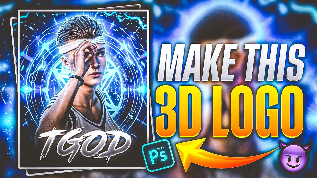 Make This amazing bgmi 3d logo editing🤩 | pscc tutorial - YouTube