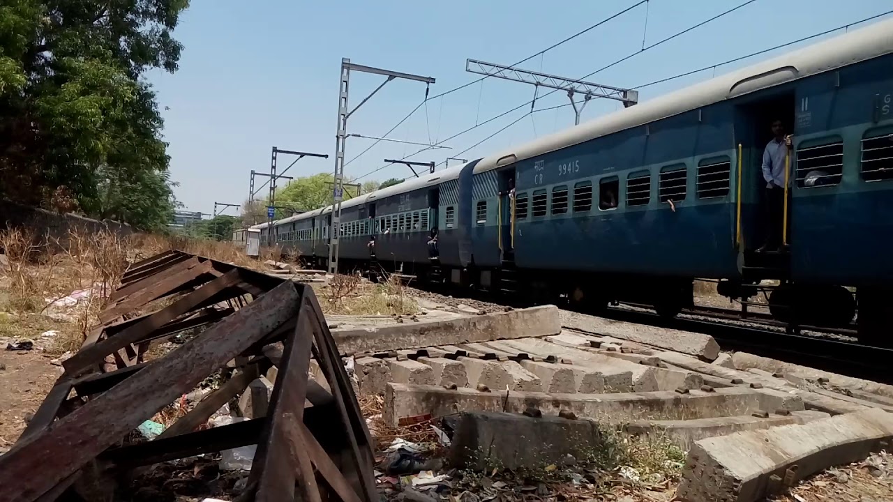 Legendary Offlink (TATA )WAP-7 with PUNE - KARJAT Passenger. - YouTube
