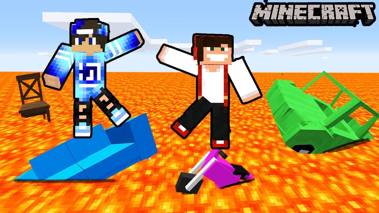 PODŁOGA TO LAWA CHALLENGE ! - MINECRAFT GPLAY (Floor is Lava Minecraft ...