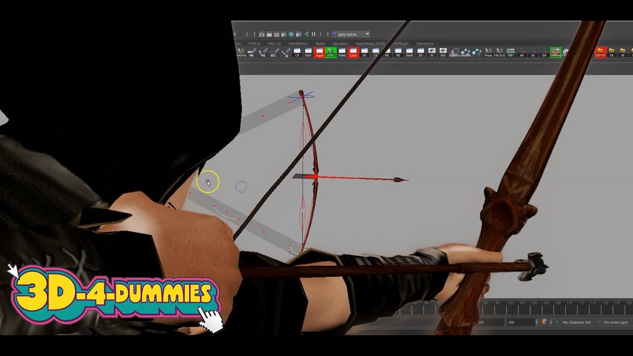 Autodesk Maya - Unreal Engine 5.ish - Bow and Arrow Rigging with a ...