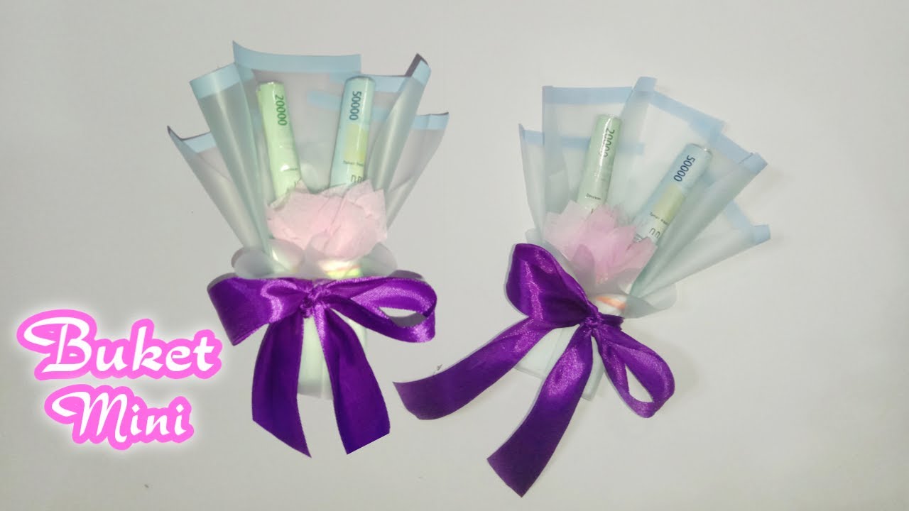 Cara Membuat Buket Uang Minimalis Simple Dan Mudah | Ide Kreatif - YouTube