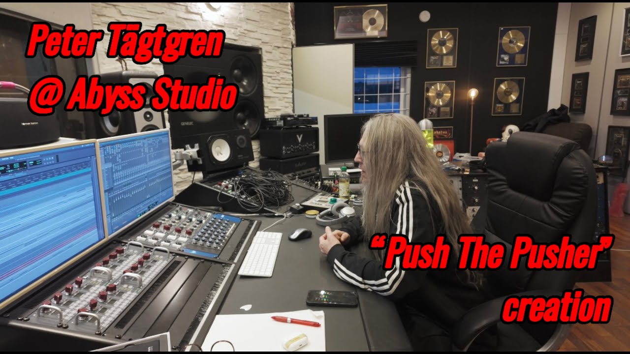 Peter Tägtgren at Abyss Studio. Push The Pusher creation - YouTube