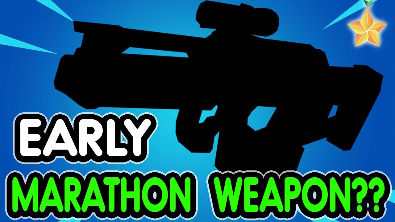 EARLY PREVIEW OF A MARTHON WEAPON?!?!?! - YouTube