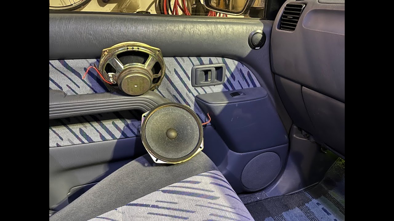 Toyota Land Cruiser Prado 95 Series Speaker install - YouTube