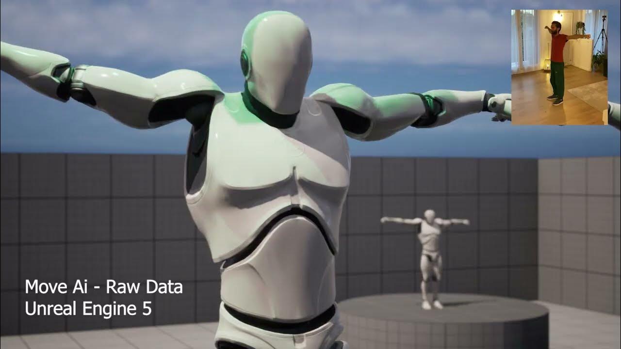 Unreal Engine 5 + Move Ai - Motion Capture with 4 iPhones - YouTube