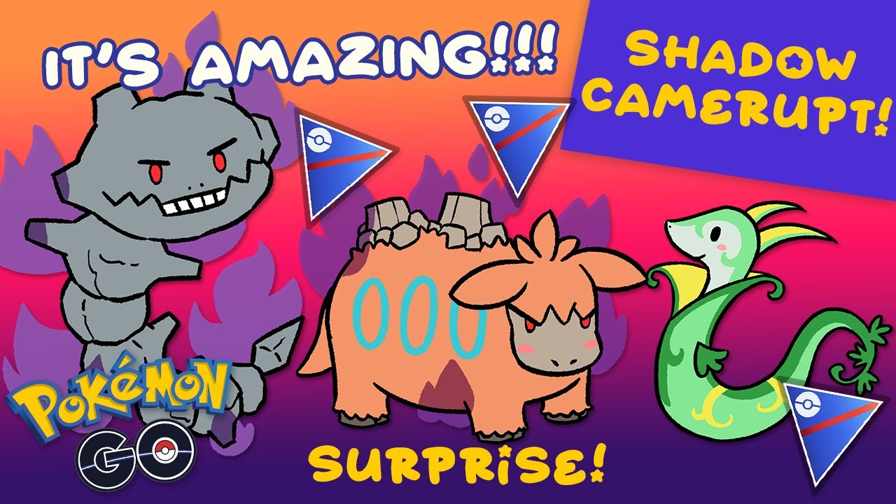 SHADOW CAMERUPT is GOOD in Open Great League!! Get the Shields then Get ...